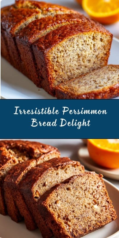 Amazing Persimmon Bread Recipe: Warm & Comforting Fall Baking