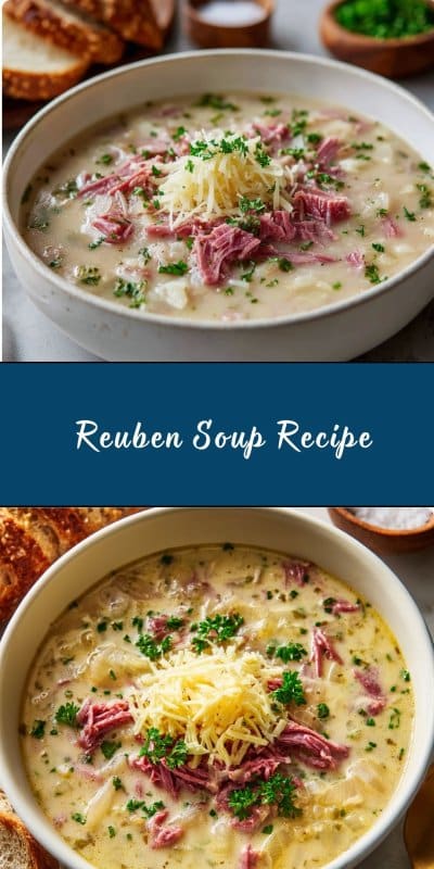 Easy Creamy Reuben Soup: Indulge in Comforting Reuben Flavors
