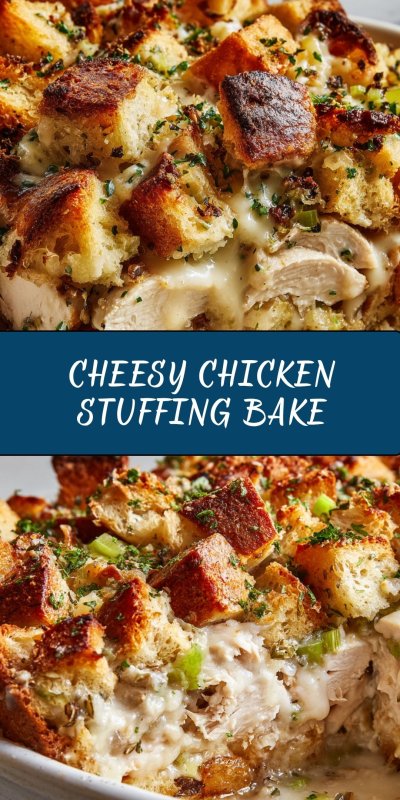Easy Chicken Stuffing Bake: Cozy Comfort Food Casserole