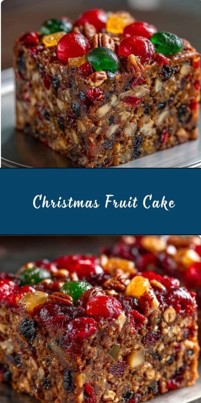 Traditional Christmas Fruit Cake Recipe - Festive Holiday Dessert