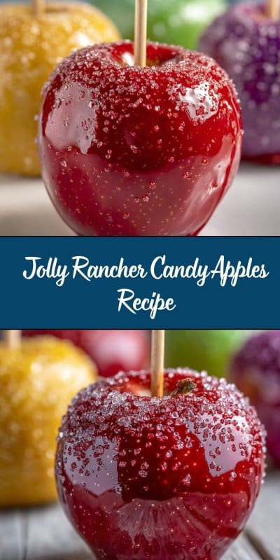 Jolly Rancher Candy Apples Recipe: A Sweet and Colorful Delight