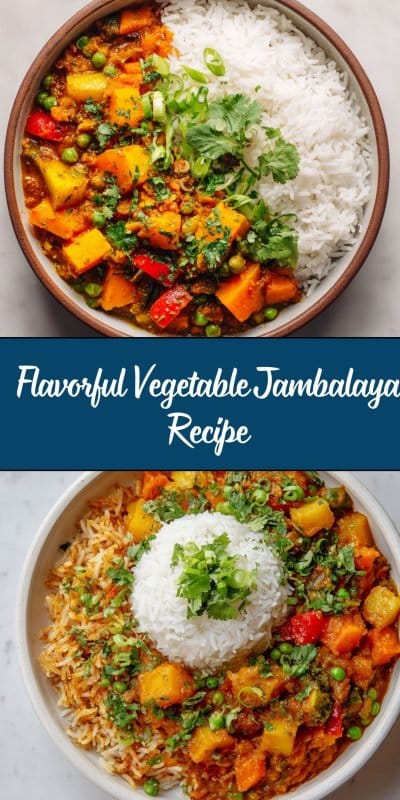 Vegetable Jambalaya with Rice Recipe - Flavorful Cajun Delight